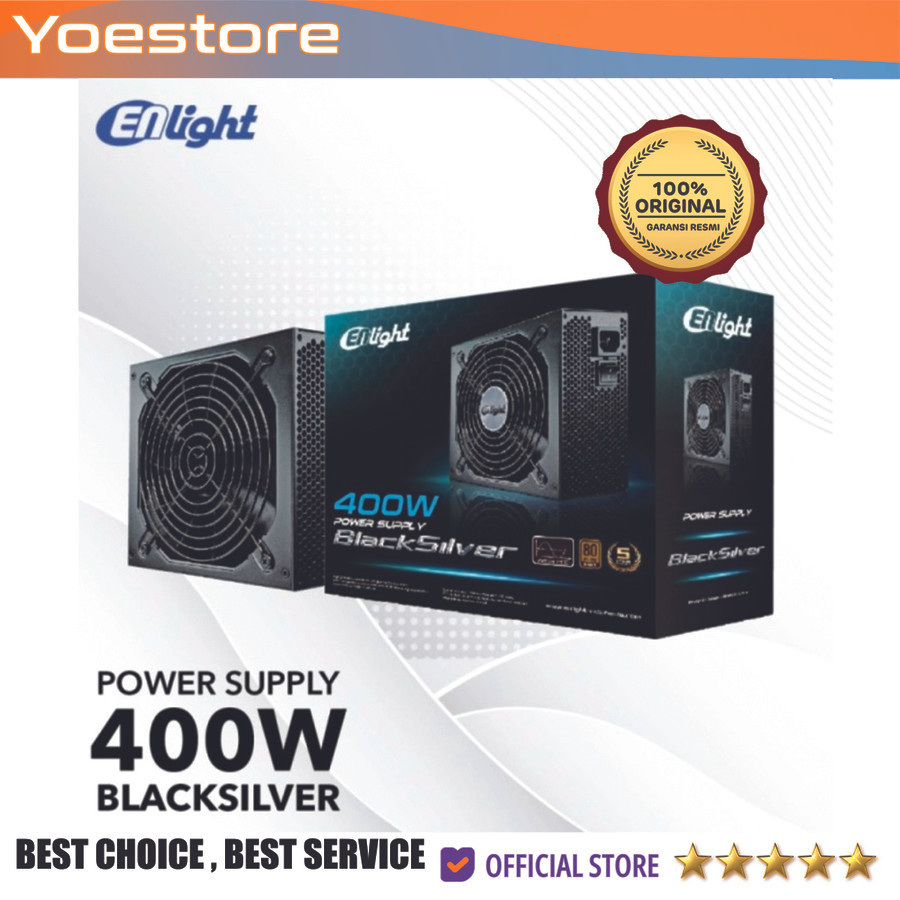Jual ENLIGHT POWER SUPPLY 400 WATT ( GARANSI 5 TH ) | Shopee Indonesia