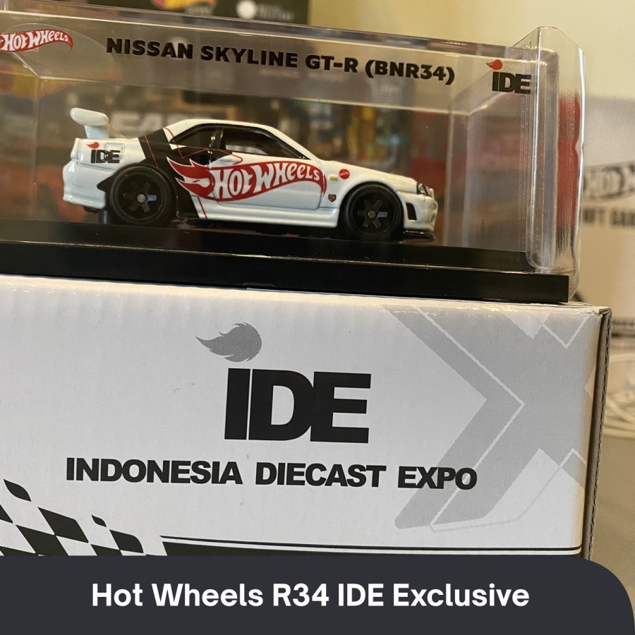 Jual Hotwheels R34 x IDE Exclusive Holo 2D 07X/200 pcs | Shopee Indonesia