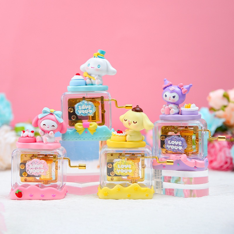 Jual Music Box Kuromi Cinnamoroll Melody Kotak Musik Putar Manual Unik ...