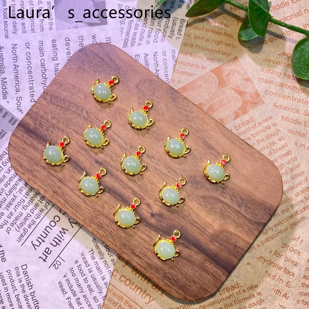 Jual Liontin Giok E Untuk Kalung Dan Gelang Premium isi 2pcs | Shopee ...