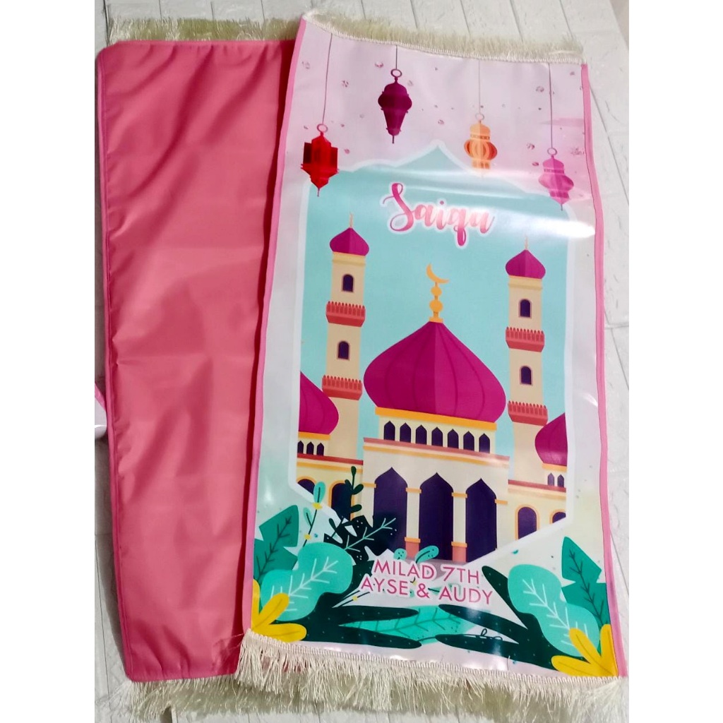 Jual Souvenir Sajadah /Sajadah Satuan/Sajadah Anak /Sajadah Custom ...