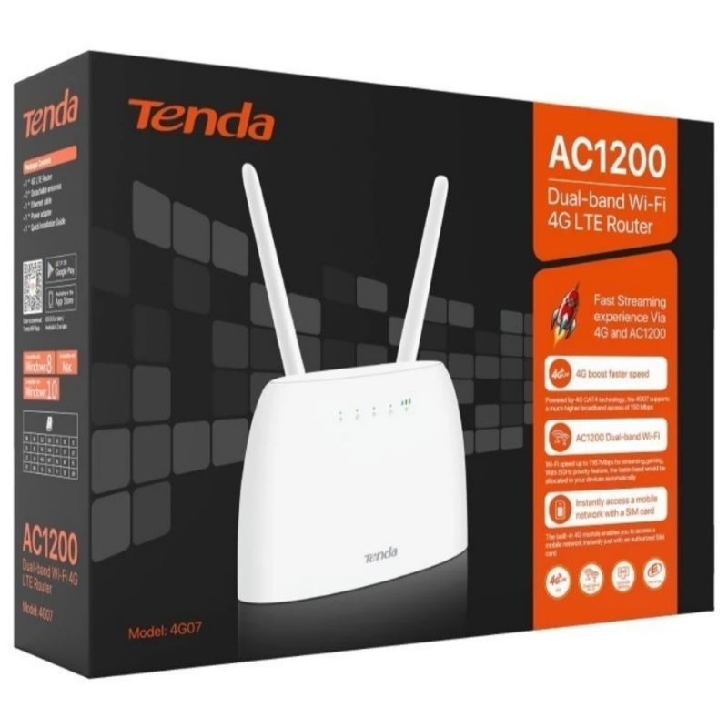 Jual Tenda 4G07 AC1200 4G Dual Band Modem Wireless Router | Shopee ...