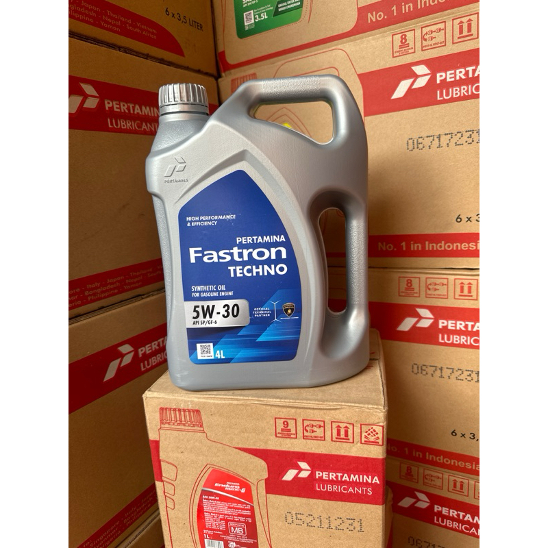 Jual Oli Mesin Mobil Pertamina Fastron Techno 5W-30 API SP/GF6 4L ...