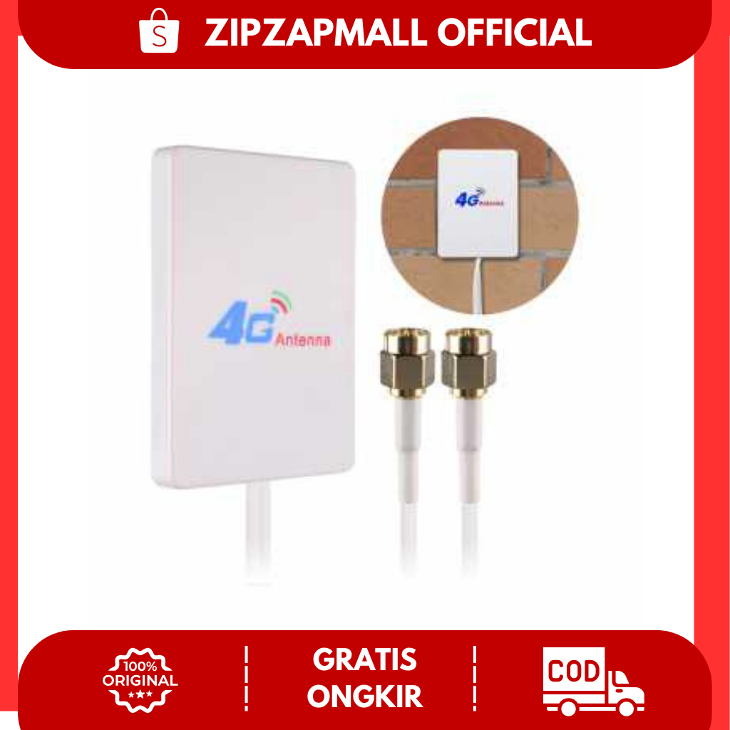 Jual Antena Eksternal 3G 4G LTE 28dBi SMA Connector with 2M Cable ...