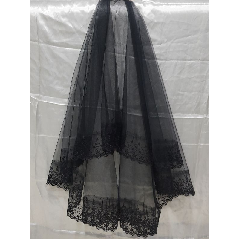 Jual premium renda veil kerudung pengantin wedding slayer hijab dan ...