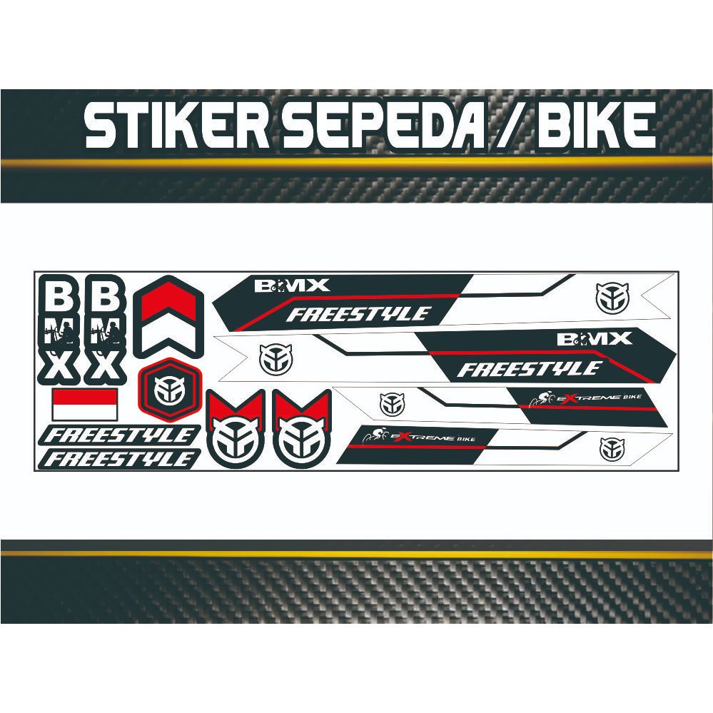 Jual Stiker striping lis batang stiker sepedah universal bike bmx lis ...