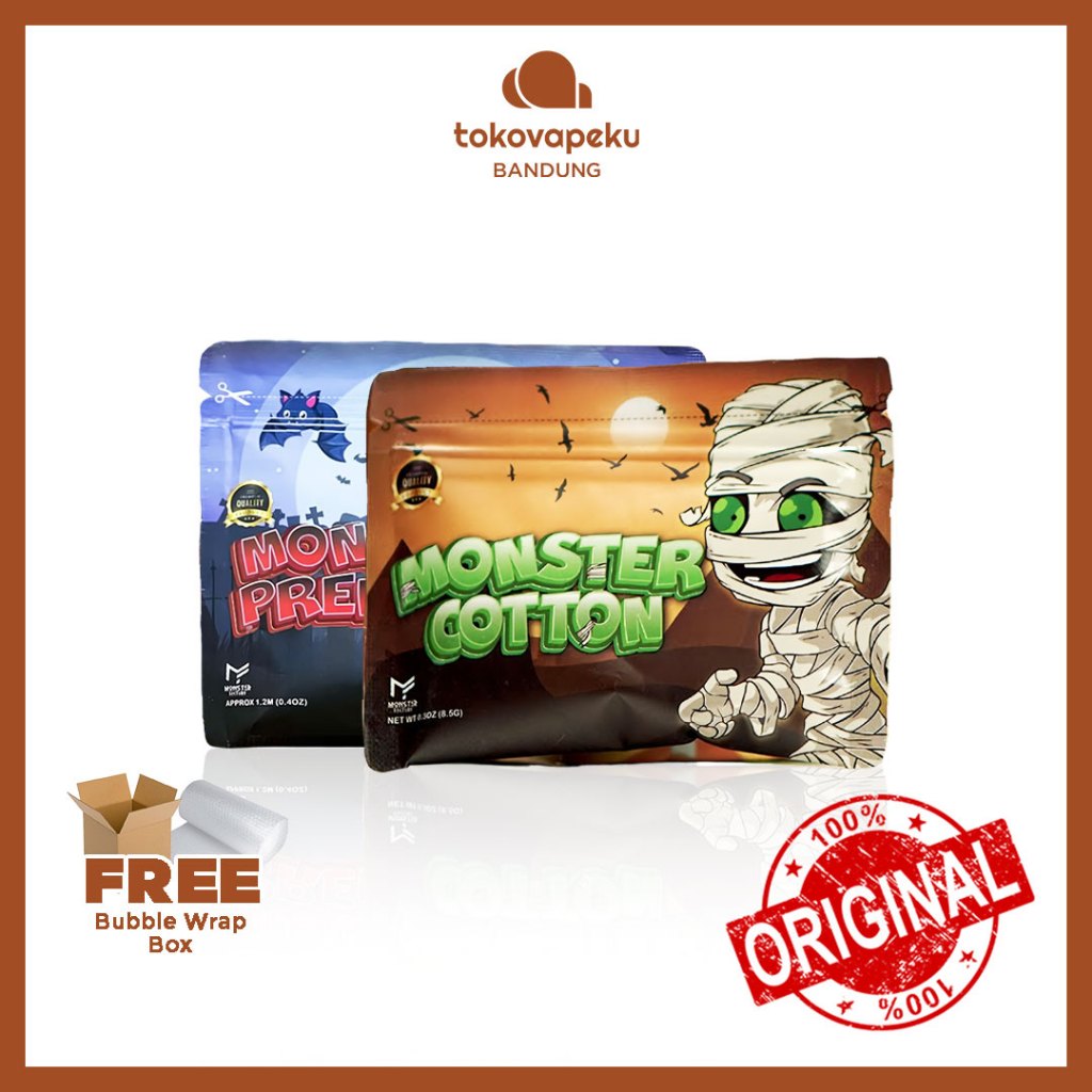 Jual MONSTER COTTON MONSTER SERIES ORIGINAL by MONSTER FACTORY | Shopee ...