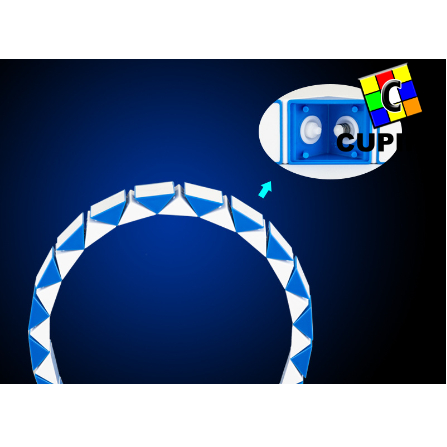 Jual Rubik 2 Putih BIRU Snake PUZZLE ORIGINAL Montessori 24 36 48 60 72 ...