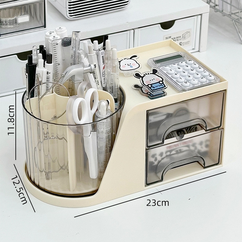 Jual Tempat Pena dengan Laci Desk Storage Organizer Tempat Alat Tulis ...