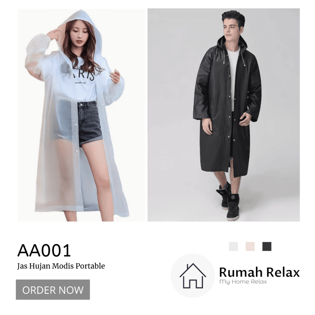 Jual [AA001] RUMAH RELAX | Jas Hujan Portable murah kekinian modis ...