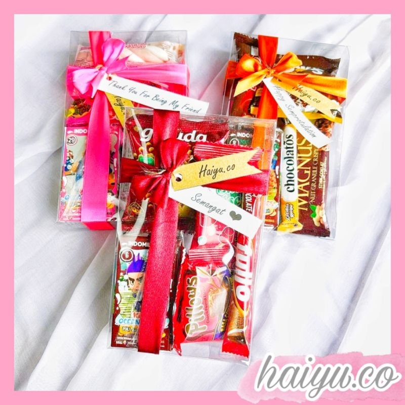 Jual [READY] Gift Snack Box Transparan Hampers Snack Box Mika Souvenir ...