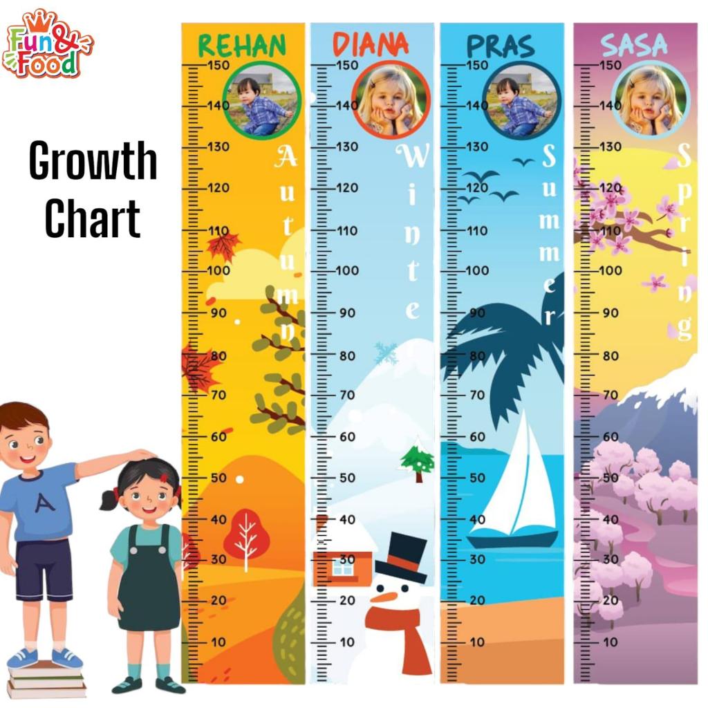 Jual Season Growth Chart Gratis Custom Tulis Nama Dan Foto Alat ...