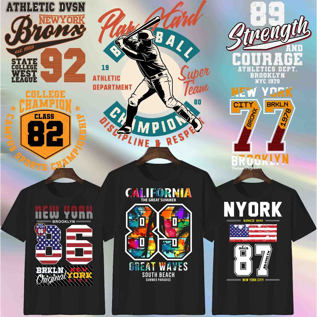 Jual SABLON STICKER DTF UKURAN 28CM TEMA VINTAGE STREET WEAR | Shopee ...