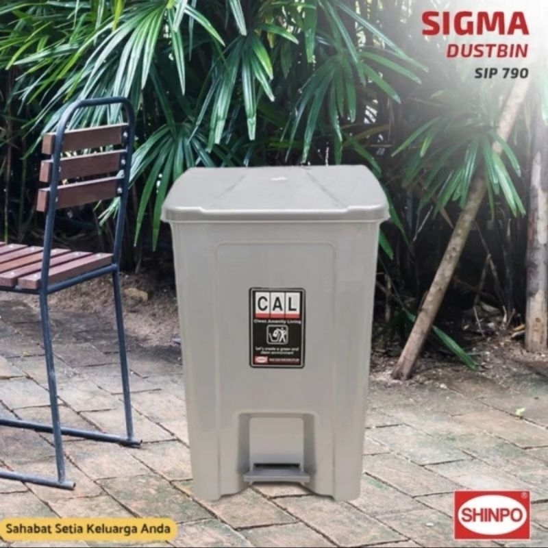 Jual (KHUSUS GOJEK) TEMPAT SAMPAH INJAK SHINPO SIP 790 TONG SAMPAH KOTAK SAMPAH INJAK 70 LITER ...