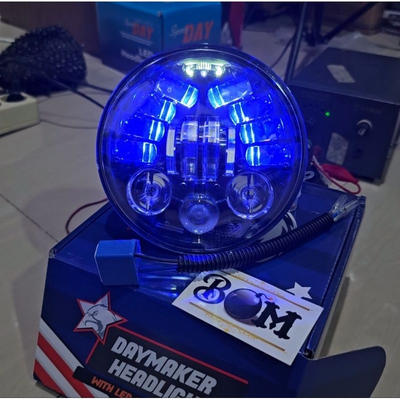 Jual DAYMAKER 16 LED 5 75 INCH SENJA PUTIH BIRU IRON EAGLE AGRAS ...