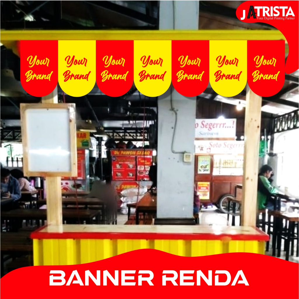 Jual SPANDUK BANNER RENDA ATAP KEDAI KIOS BOOTH BISA REQUEST DESAIN ...