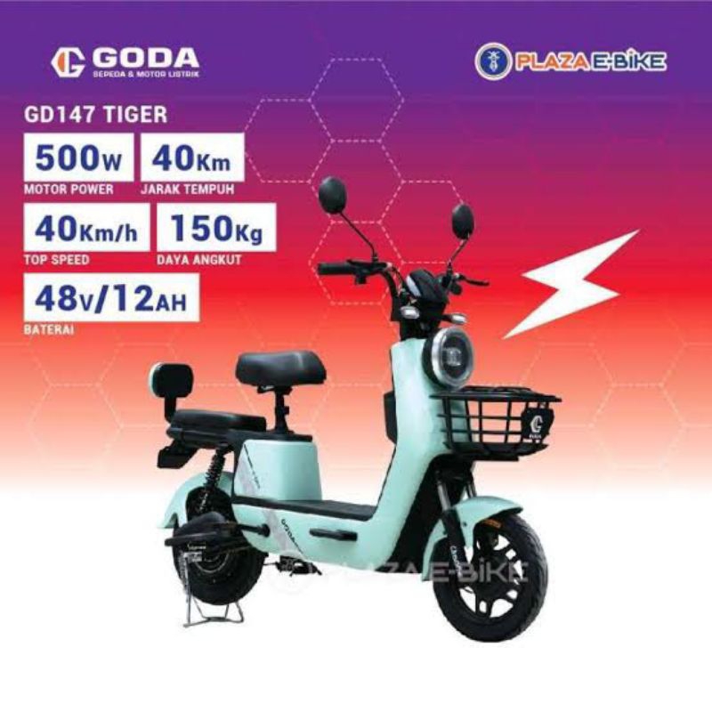Jual Sepeda Listrik GODA | Shopee Indonesia