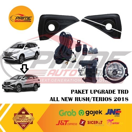 Jual PAKET FOGLAMP COVER FOGLAMP RUSH TERIOS MODEL TRD | Shopee Indonesia