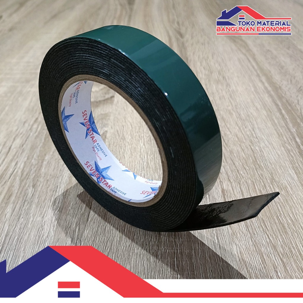 Jual Double Tape PE Foam Green Lakban Busa Hijau Isolasi Bolak Balik 24mm 5m | Shopee Indonesia