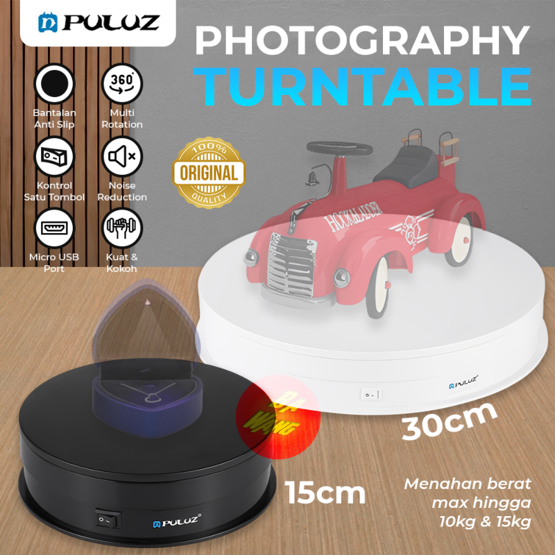 Jual Display Putar Turntable Turn Table Rotary Rotasi 360 15cm - Bisa ...