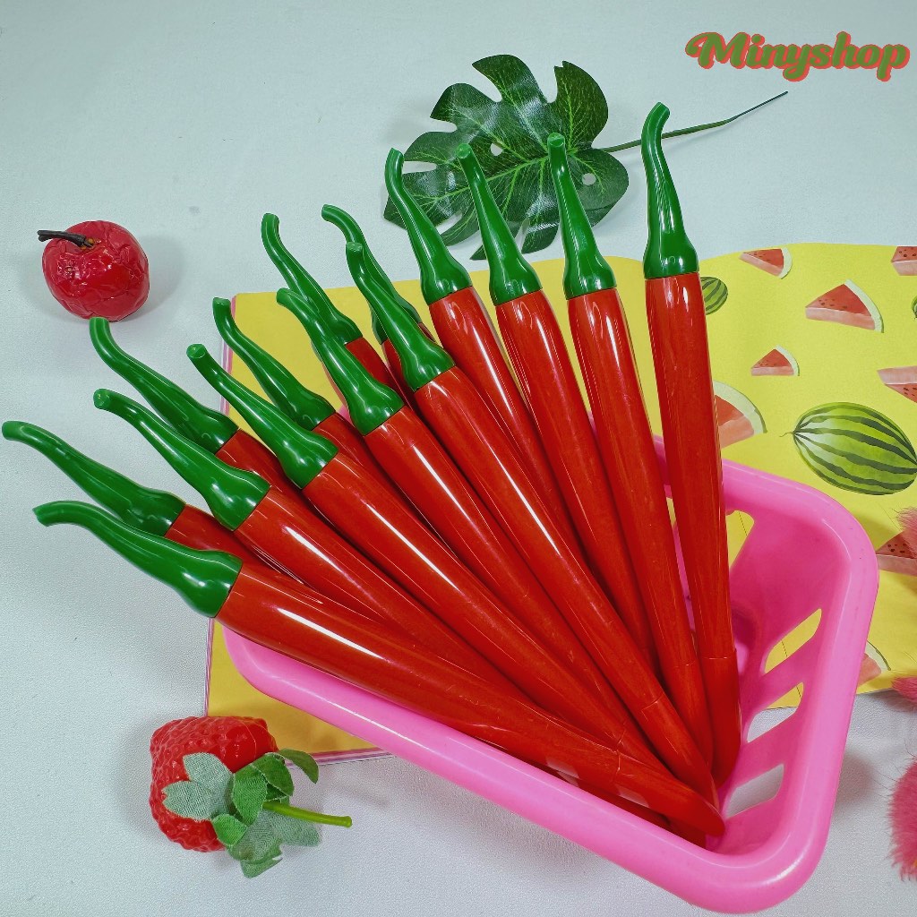 Jual Pulpen Gel Cabe Lucu Ballpoint Unik Pen cute Souvenir Alat Sekolah ...
