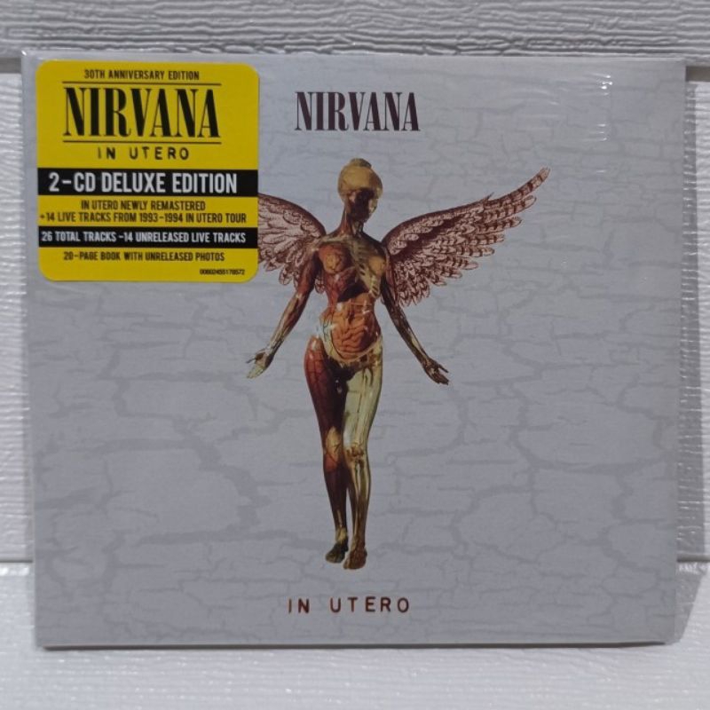 Jual CD Nirvana In Utero 30th anniversary edition Original 2CD Deluxe Edition | Shopee Indonesia