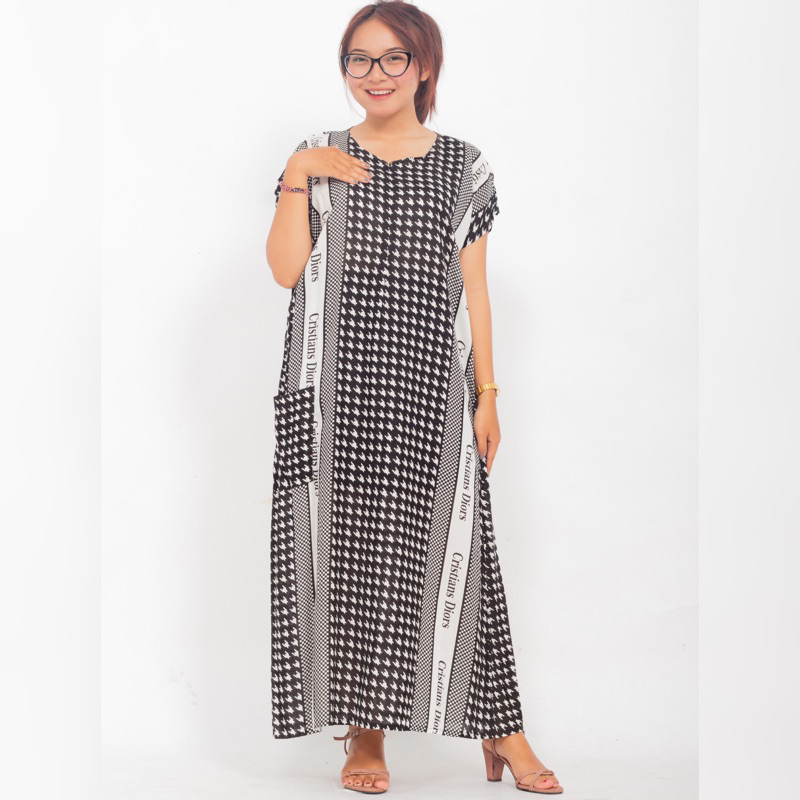 Jual Daster Habel Manohara Long Busui Panjang Semata Kaki Rayon Premium ...