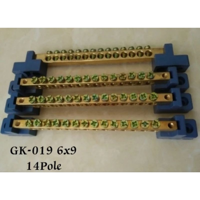Jual Terminal Nol Arde Tembaga GK-019 6mm x 9 14Pole | Shopee Indonesia