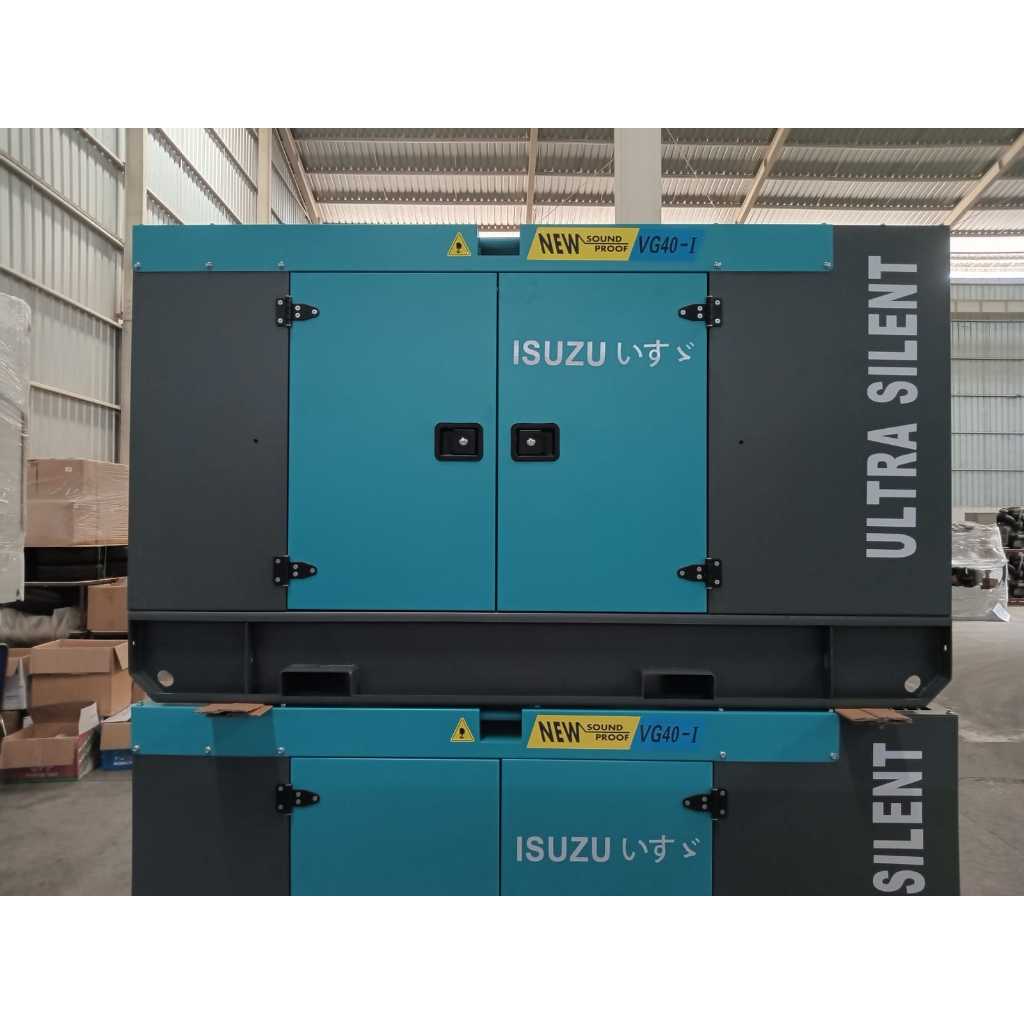 Jual Genset Silent Genset Diesel Solar Isuzu 40kva Japan Tech Generator ...