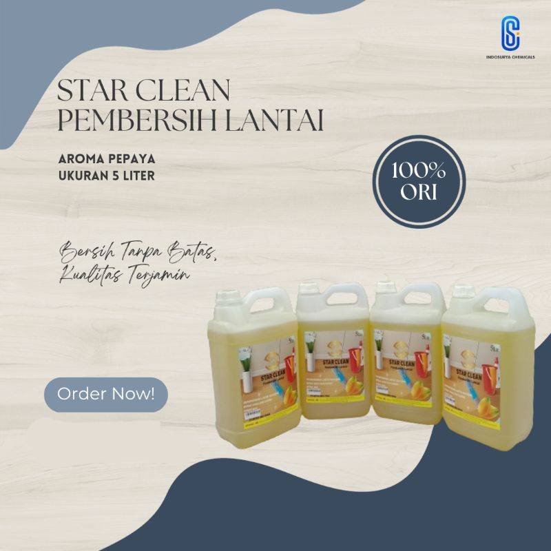 Jual PEMBERSIH LANTAI STARCLEAN 5L | Shopee Indonesia