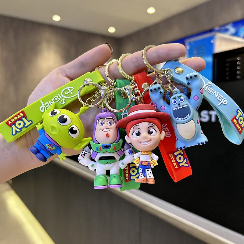 Jual Gantungan Kunci Buzz Lightyear Toy Story Keychain Woody Monster ...