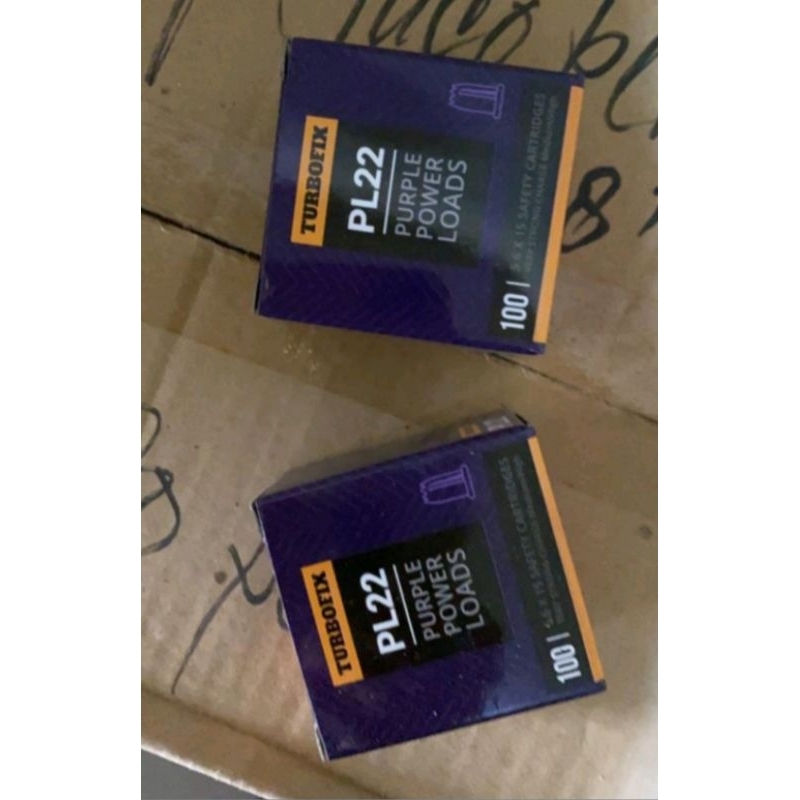 Jual turbofix & superfix PL 22 purple power loads dan paku turbofix TN ...