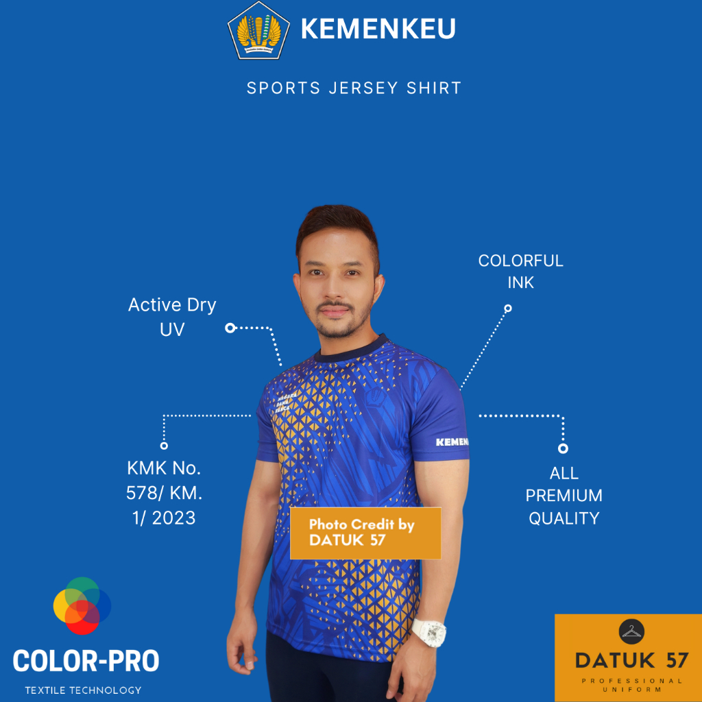 Jual International Quality : Seragam Kaos Jersey Olahraga Kemenkeu ...