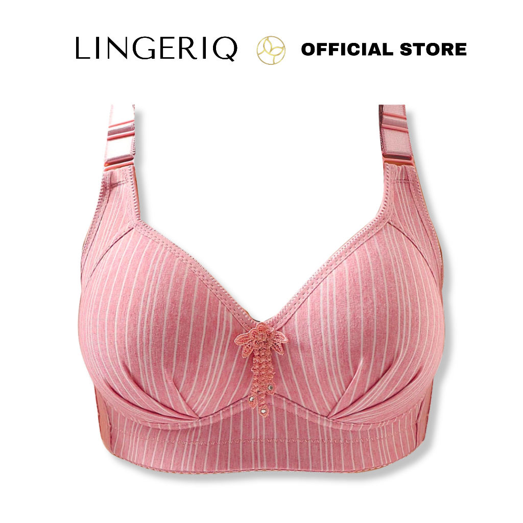 Jual (BRA150) BRA Bh Big Size Cup C Perempuan Tanpa Kawat Bra Wanita ...