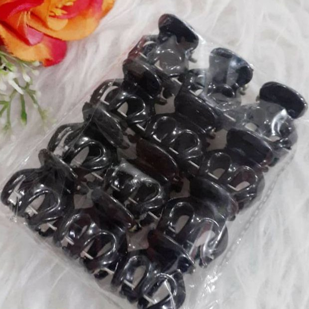 Jual ( 1 LUSIN ) JEDAI 5CM HITAM / JEPITAN RAMBUT BADAI GROSIR | Shopee ...