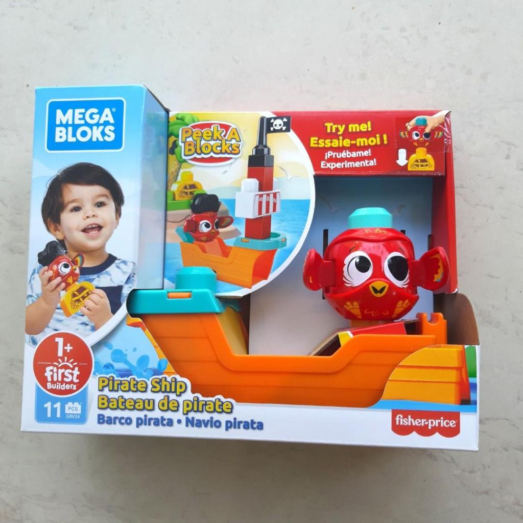 Jual mega bloks first builders pirate ship | Shopee Indonesia