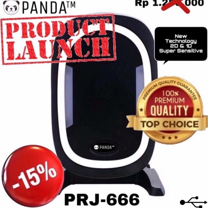 Jual Barang Pilihan 2D PANDA PRJ666 EFAKTUR OMNI IMAGE BARCODE SCANNER QR CODEPDF417EFAKTUR ...