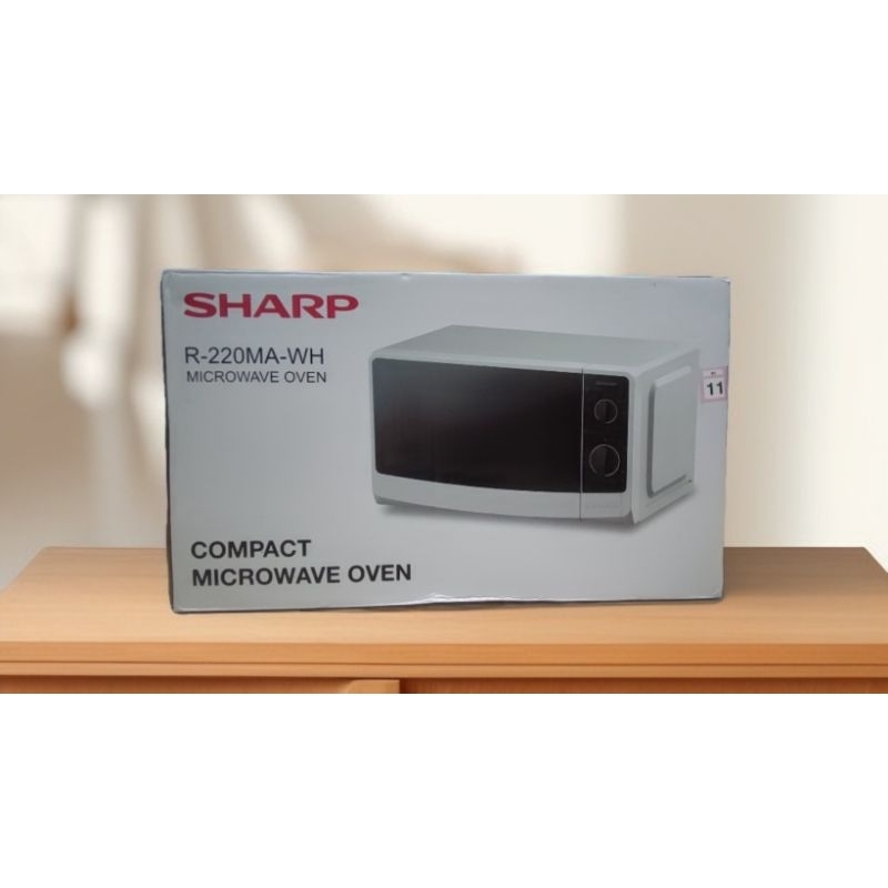 Jual SHARP R-220MA-WH Microwave Oven (NEW) | Shopee Indonesia