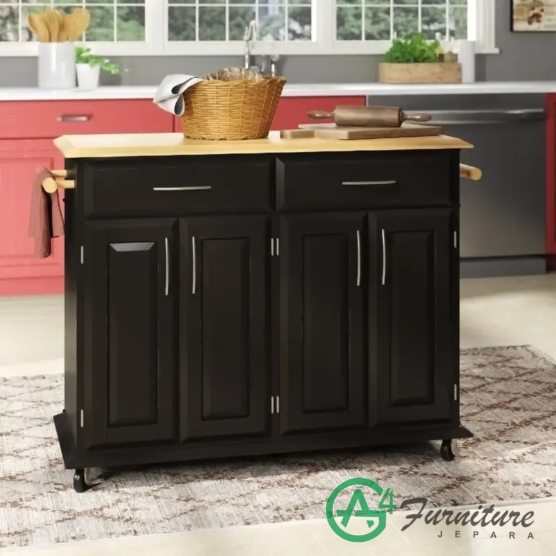 Jual Meja Island Minimalis Hamilton Kayu Jati | Shopee Indonesia