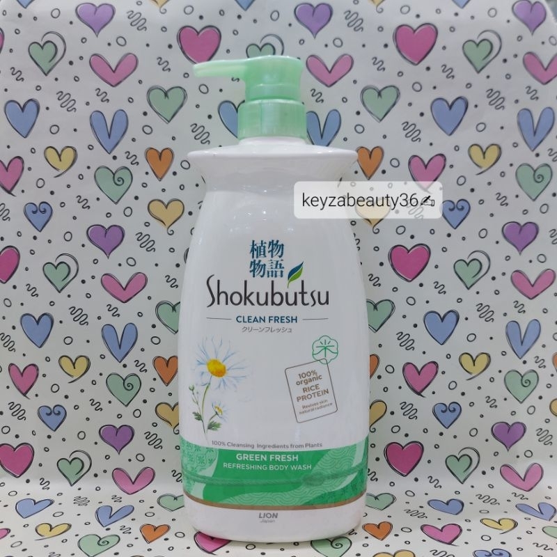 Jual SHOKUBUTSU Sabun Clean Fresh Green Fresh 900gr | Shopee Indonesia