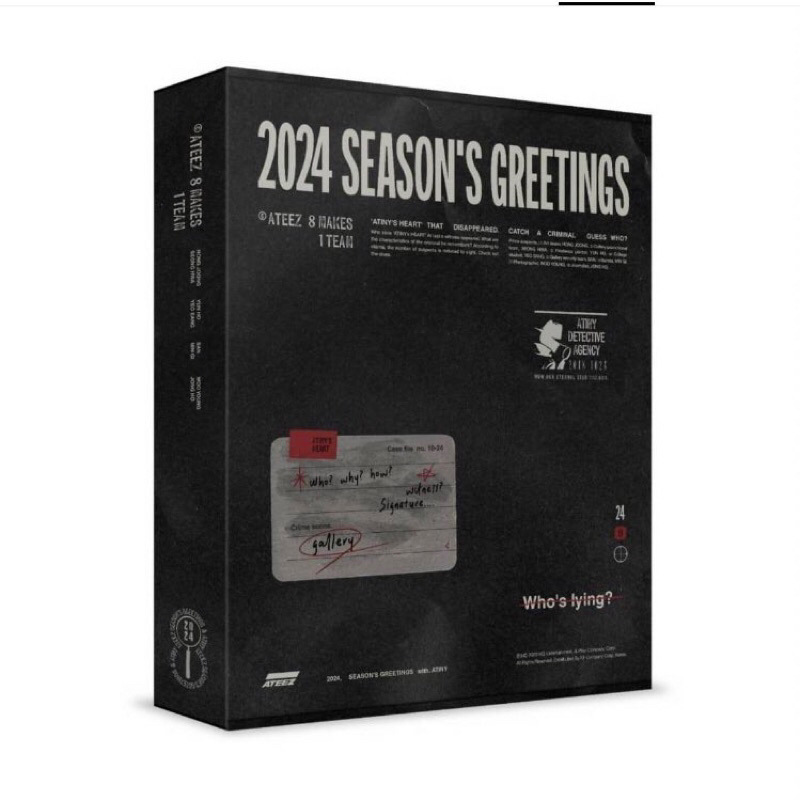 Jual ATEEZ SEASON’S GREETING 2024 YES24 FULLSET (SEALED)(POB) | Shopee Indonesia