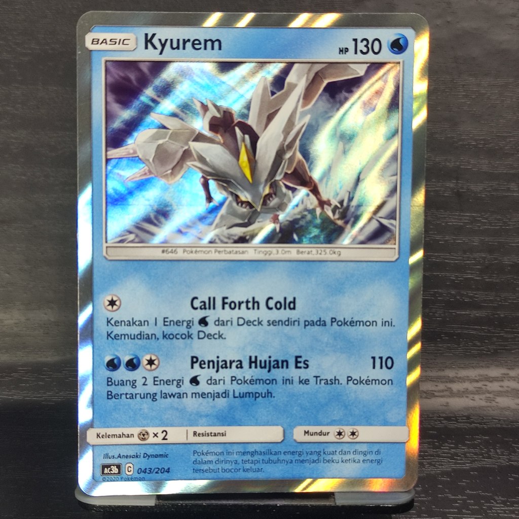 Jual Kartu Pokemon Kyurem -AIR - regC 043/204 AC3b Holo Foil - Original ...