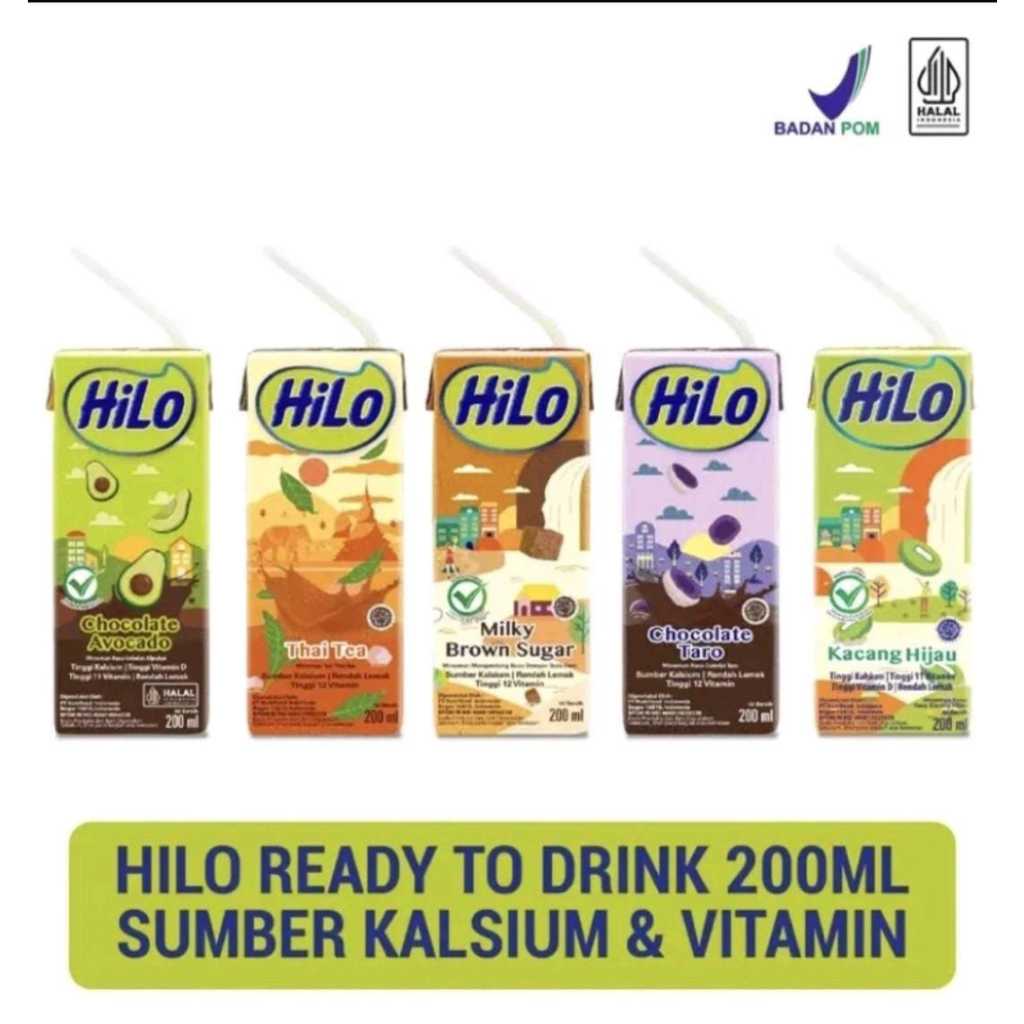 Jual Hilo Thai Tea / Brown Sugar / Kacang Hijau / Chocolate Taro ...
