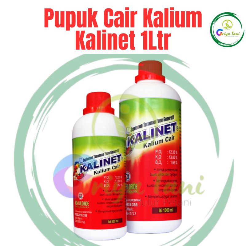 Jual Pupuk Cair Kalium Suplemen Tanaman Kalinet 1 Liter | Shopee Indonesia