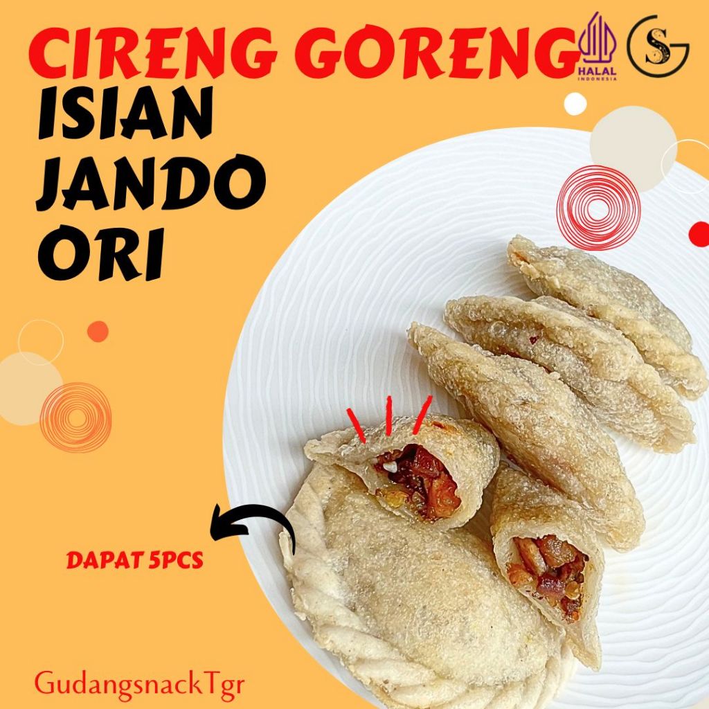 Jual 1 BUNGKUS CIRENG GORENG ISI JANDO SAPI RASA ORI HOTPOT INSTAN ...