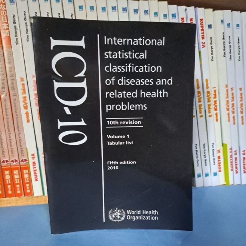 Jual ICD -10 volume 1 tabular list | Shopee Indonesia