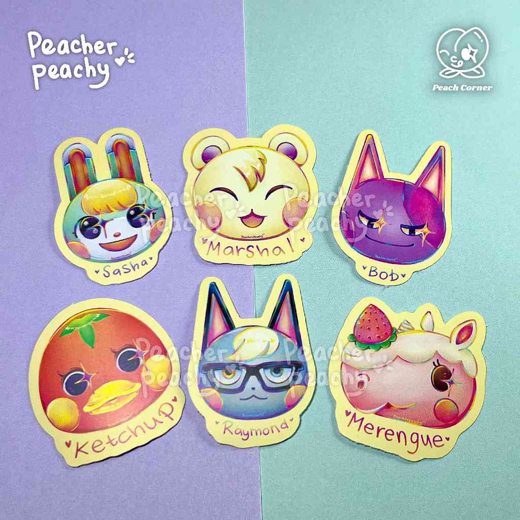Jual ACNH/Animal Crossing New Horizons Villagers 01 Stickers ...