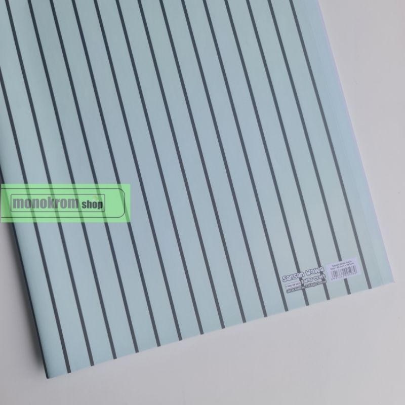 Jual Kertas Kado Sansan Wawa Motif Garis Salur Soft Green Hijau Muda ...