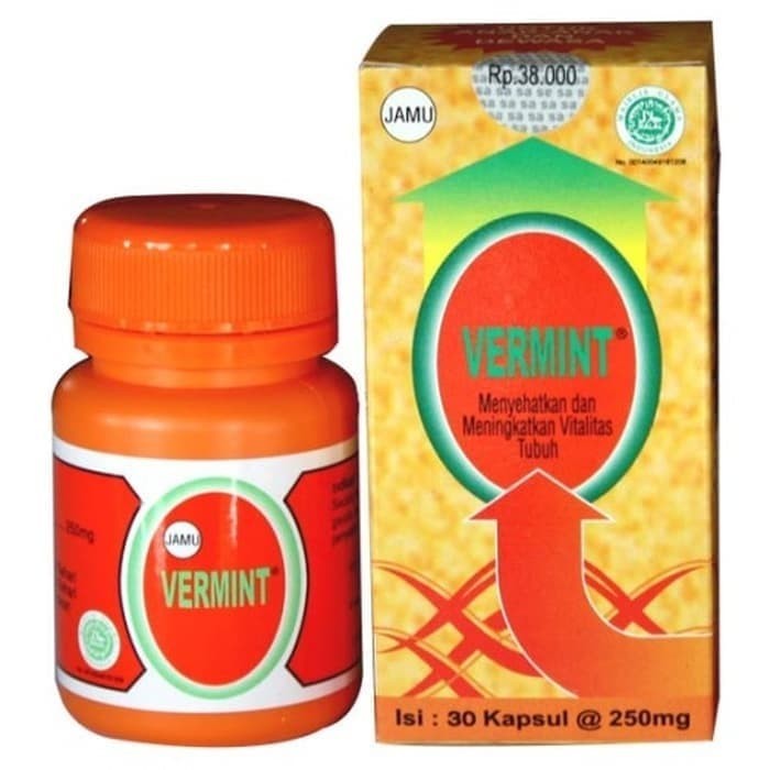 Jual VERMINT KAPSUL CACING 1 BOTOL 30 CAPSUL | Shopee Indonesia