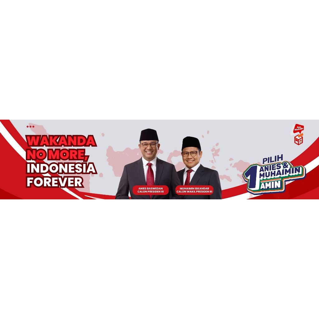 Jual Cetak Spanduk / Banner Pemilu 2024 Anies Baswedan -Ukuran Besar ...